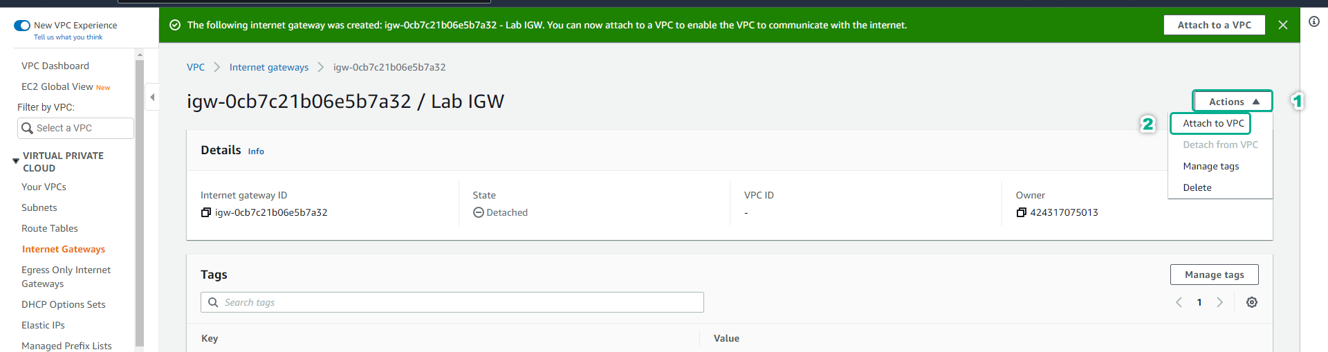 Create Public Subnet Work With Amazon System Manager Session Manager