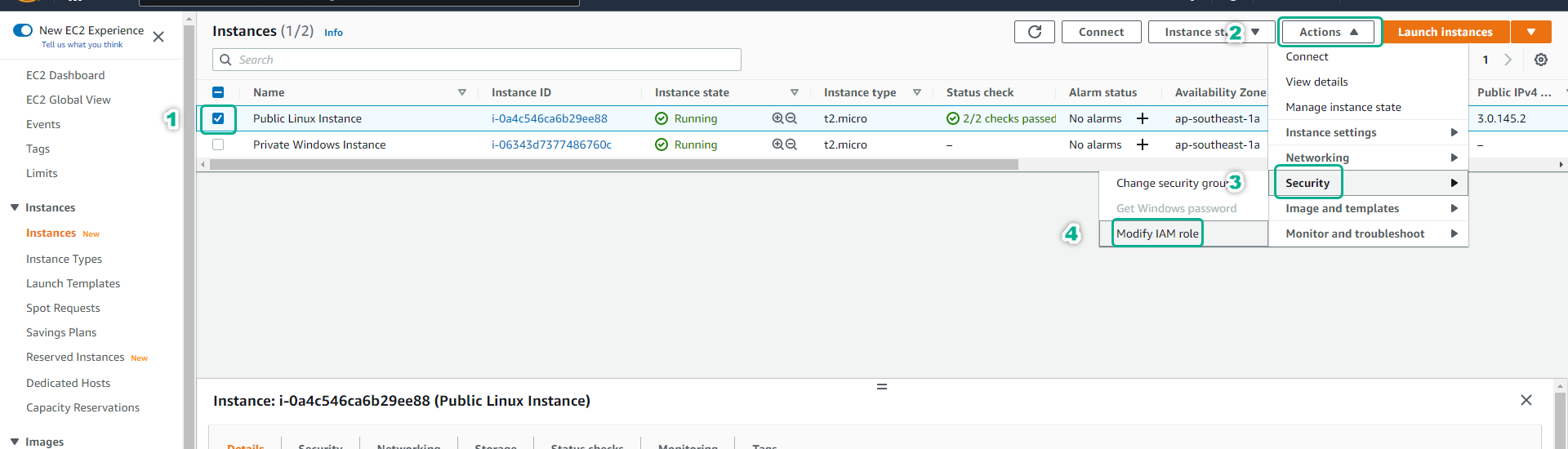 Connect to Public Instance :: WORK WITH AMAZON SYSTEM MANAGER - SESSION MANAGER