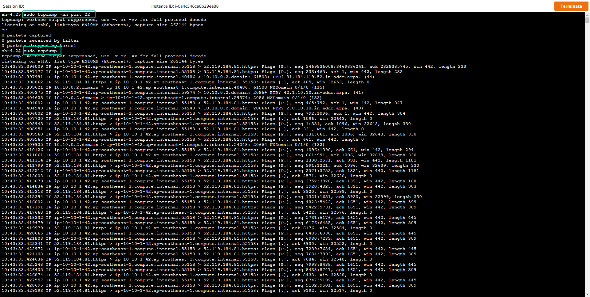 Connect to Public Instance :: WORK WITH AMAZON SYSTEM MANAGER - SESSION MANAGER