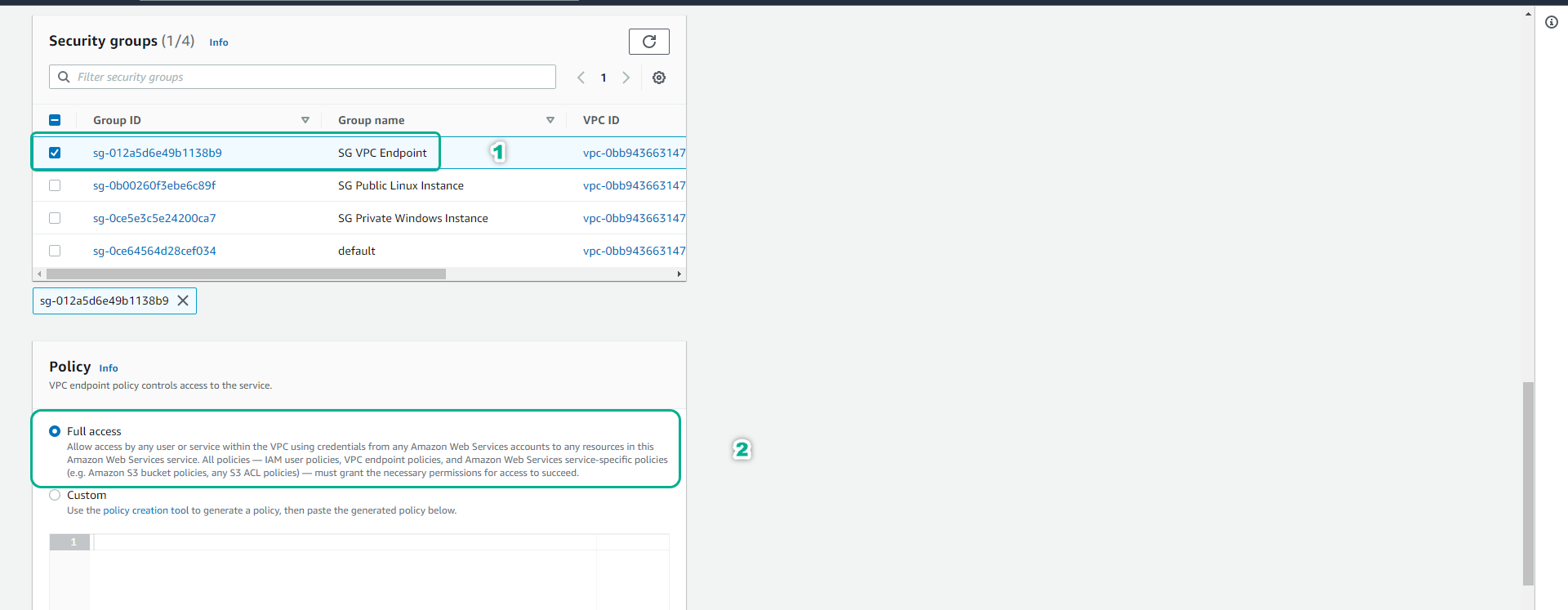 Create Endpoint ssm :: WORK WITH AMAZON SYSTEM MANAGER - SESSION MANAGER