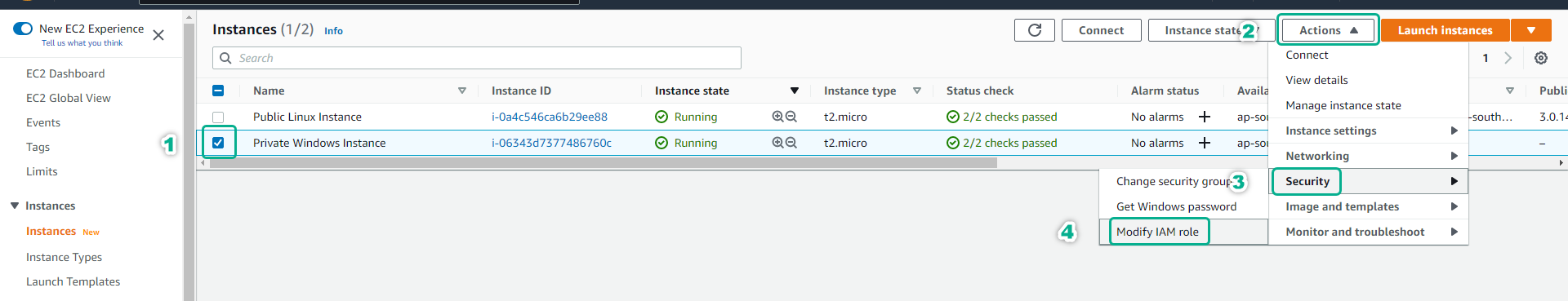Connect to instance :: WORK WITH AMAZON SYSTEM MANAGER - SESSION MANAGER
