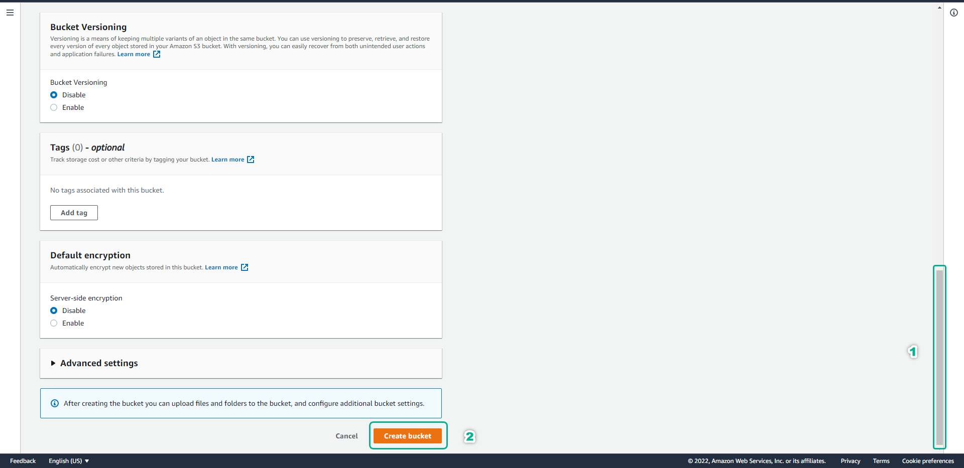 Create S3 Bucket :: WORK WITH AMAZON SYSTEM MANAGER - SESSION MANAGER