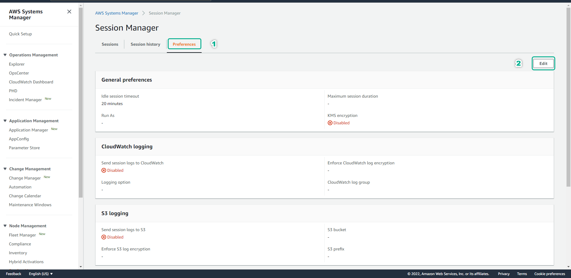 Monitor session logs :: WORK WITH AMAZON SYSTEM MANAGER - SESSION MANAGER