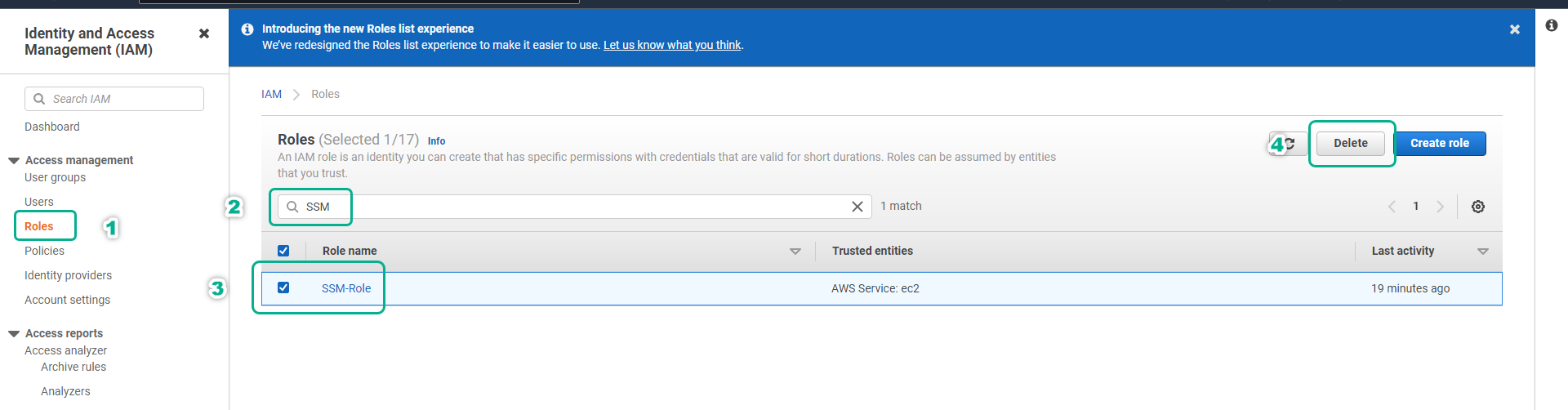 Clean up resources :: WORK WITH AMAZON SYSTEM MANAGER - SESSION MANAGER