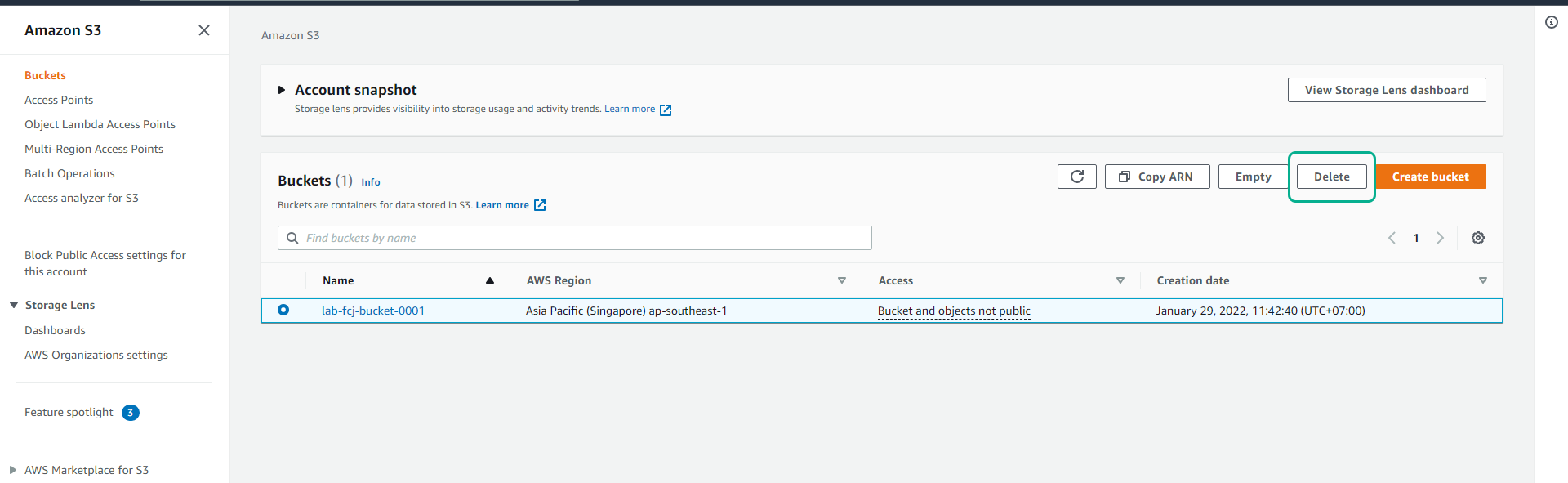 Clean up resources :: WORK WITH AMAZON SYSTEM MANAGER - SESSION MANAGER